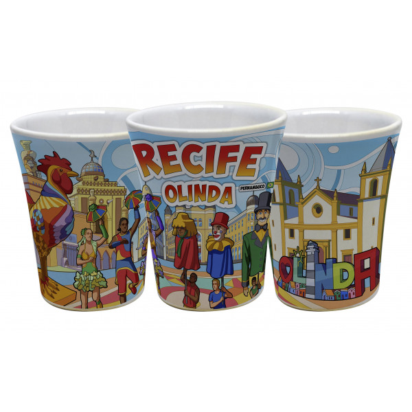 Shot moser branco faixa colorida RE