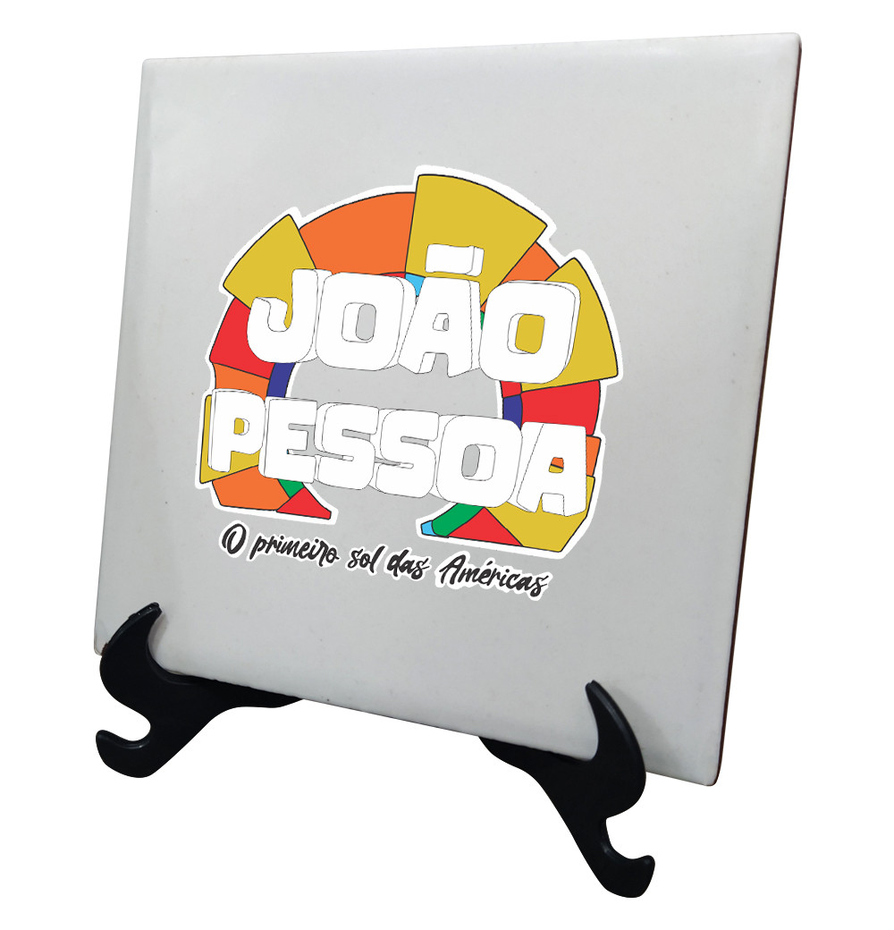 Azulejo com suporte eu amo JP